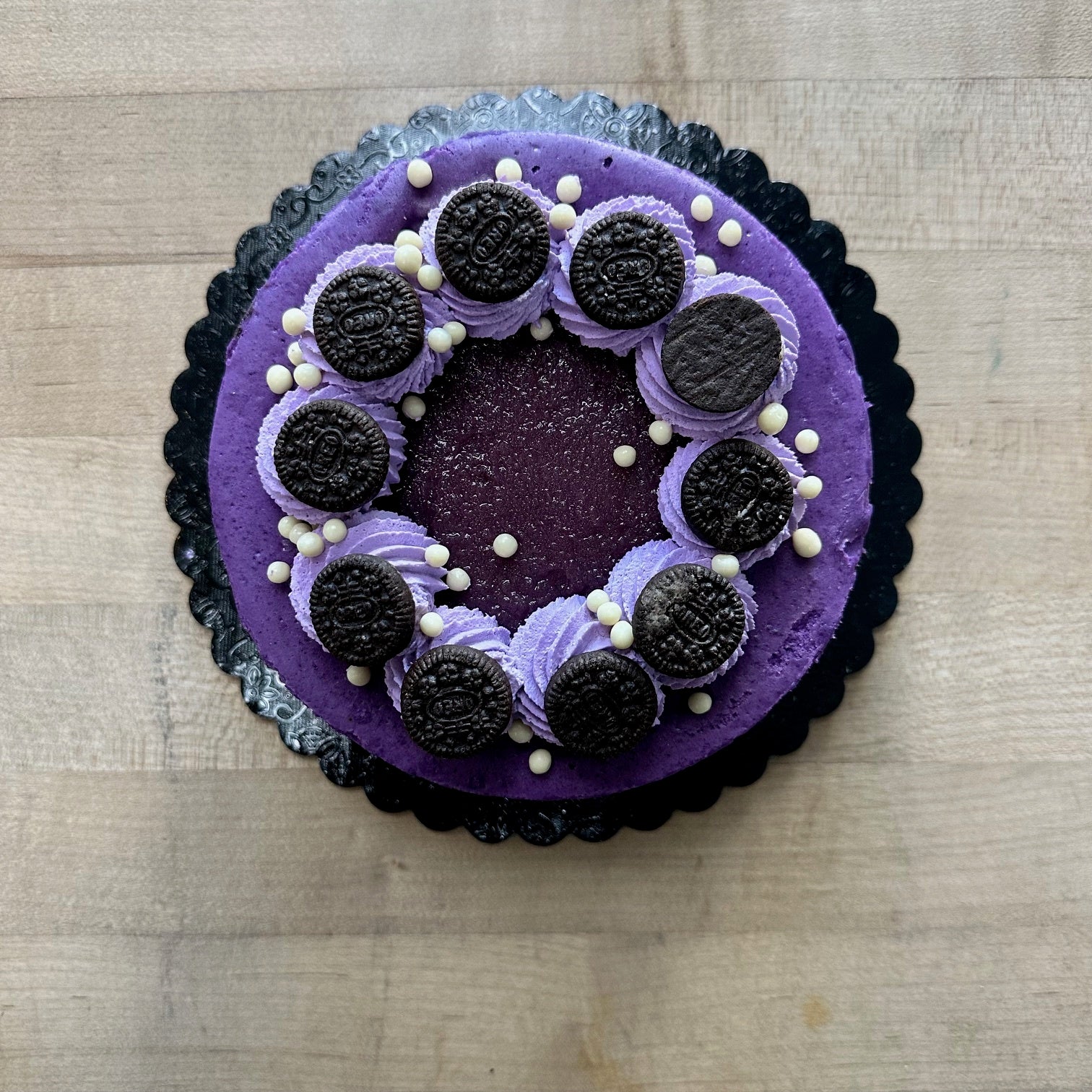 6" Ube Oreo Cheesecake | Everyone Still Deserves Cake!